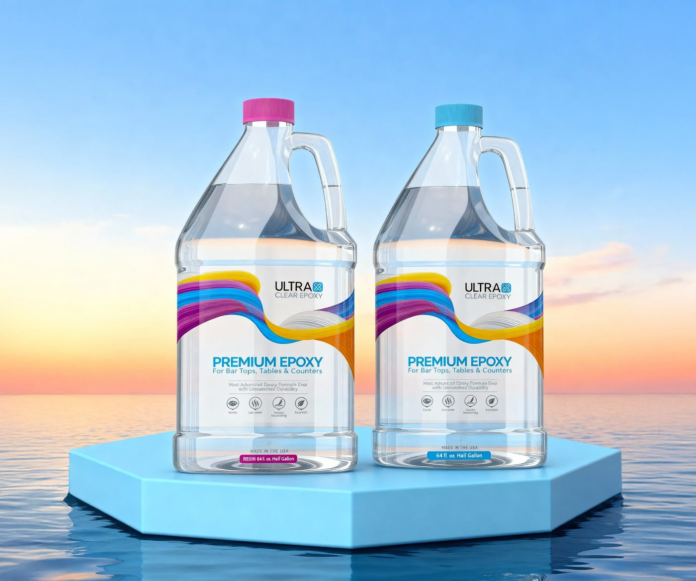UltraClear Epoxy | Bar & Table Top Epoxy | Deep Pour Epoxy