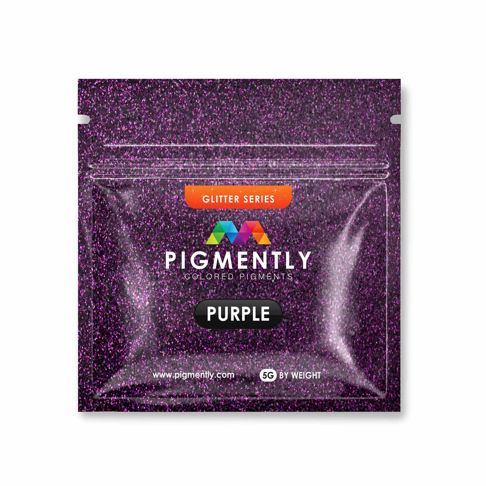 Purple Glitter Epoxy Color Powder by Pigmently