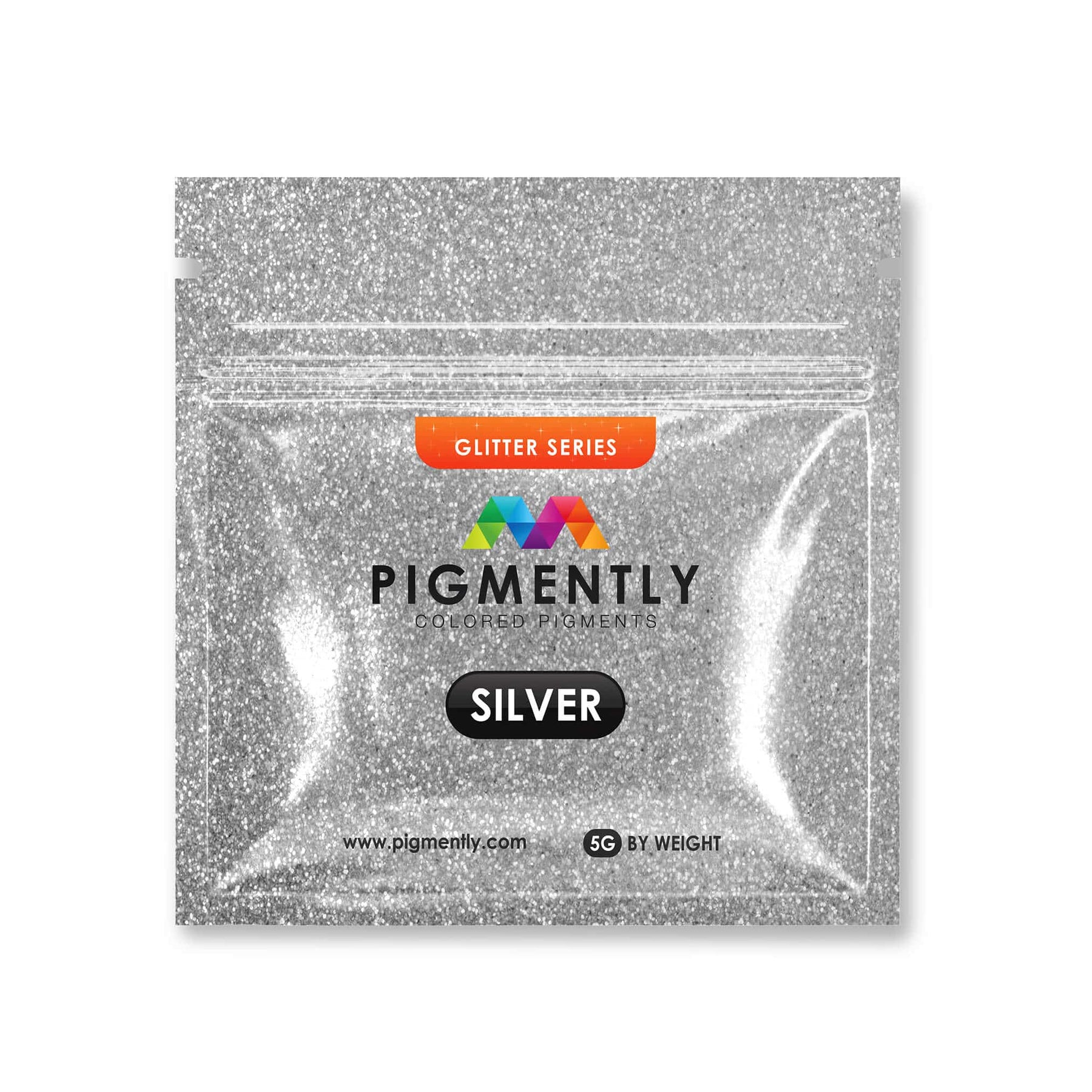 Silver Glitter Epoxy Color Powder by Pigmently