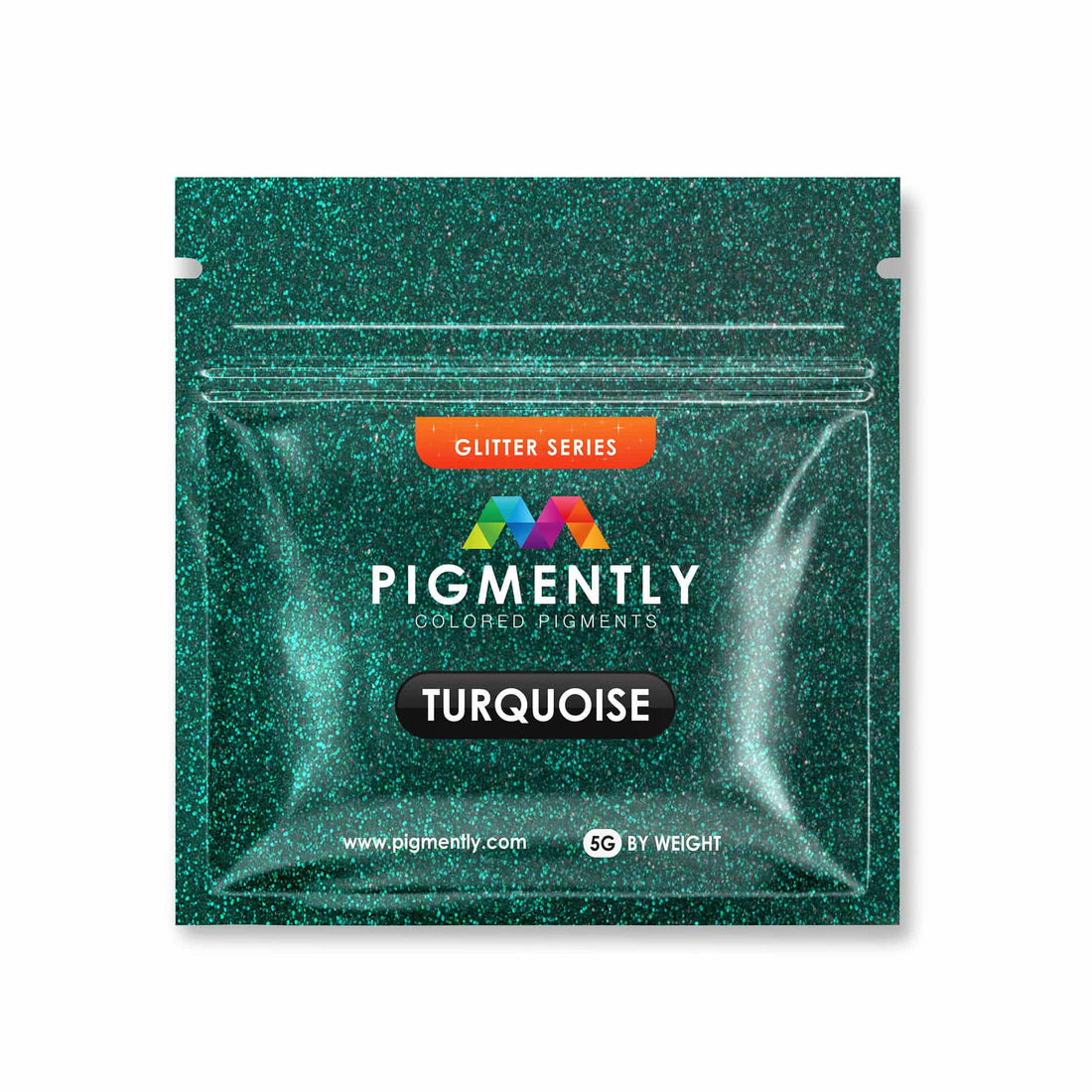 Turquoise Glitter Epoxy Color Powder by Pigmently