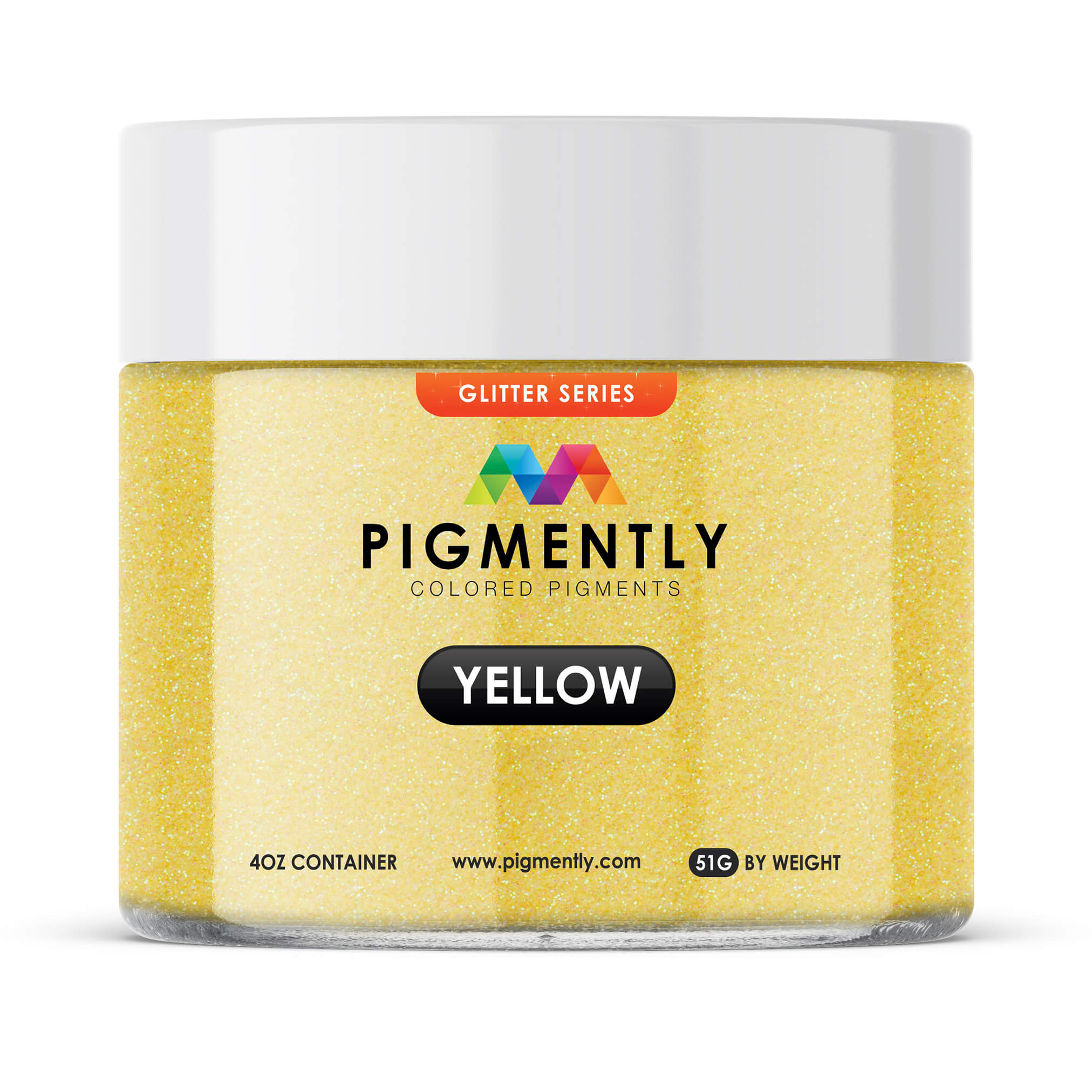 Yellow Glitter Epoxy Color Powder by Pigmently