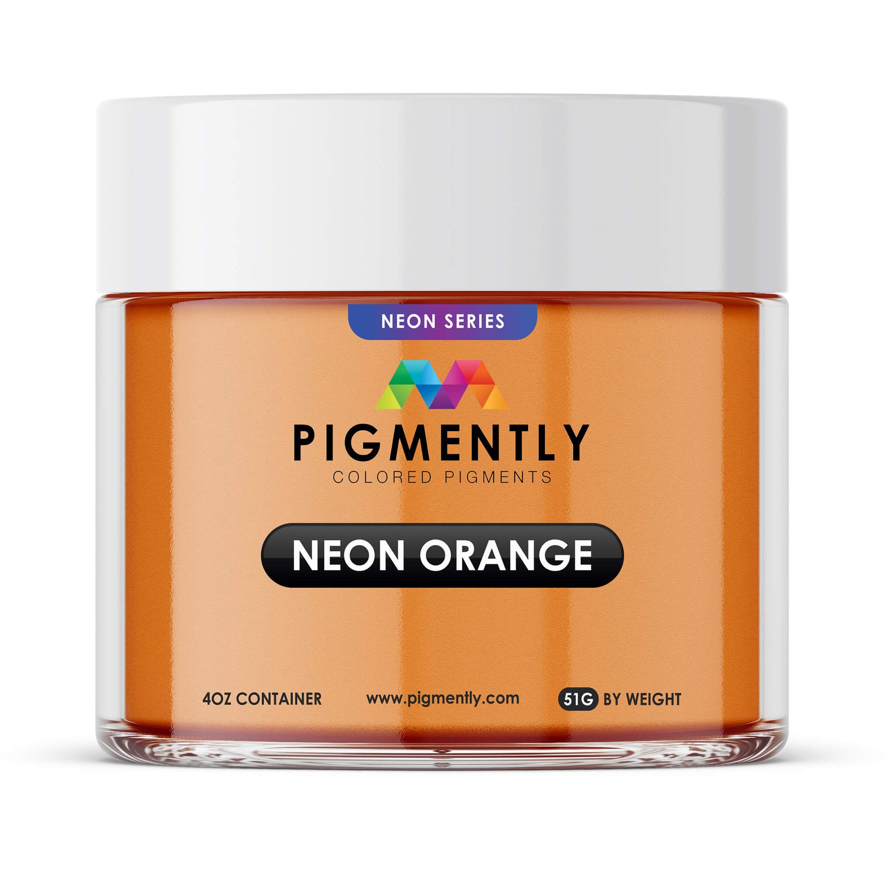 Neon Orange Epoxy Color Powder by Pigmently