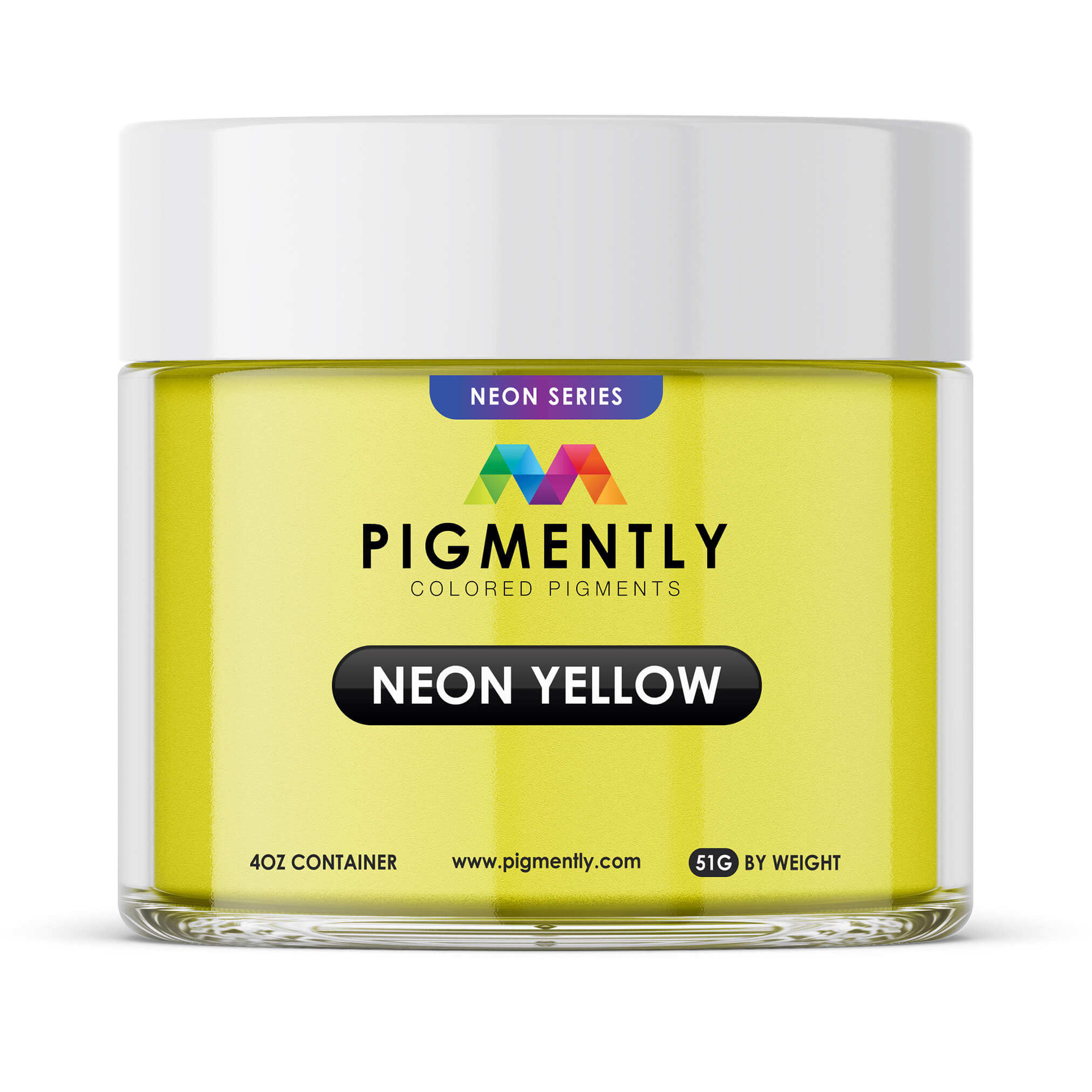 Neon Yellow Epoxy Color Powder by Pigmently