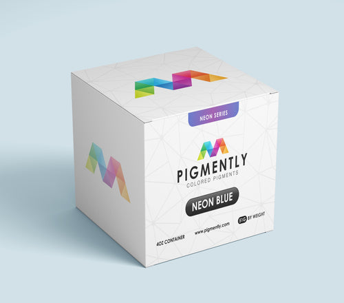 Neon Blue Epoxy Color Powder by Pigmently