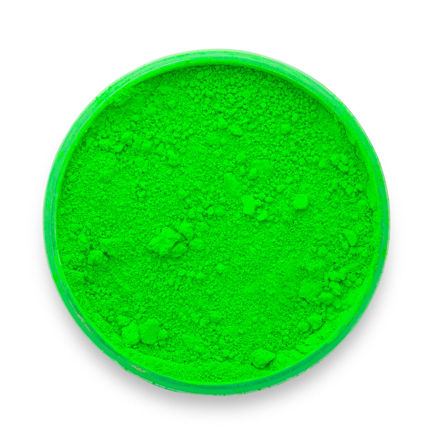 Neon Green Epoxy Color Powder by Pigmently